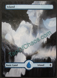 Basic Land: Island 5 – Altered Magic Cards By Chaos